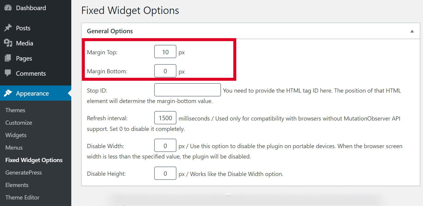 How to Create Last Widget Sticky in GeneratePress Theme? - WPLogout