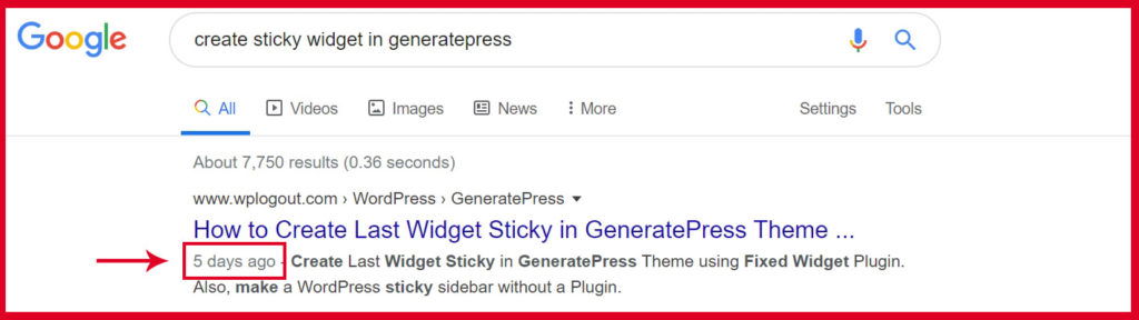 How To Display Last Updated Date In GeneratePress Theme WP Logout