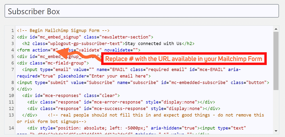 How to Add Subscriber Box in GeneratePress without plugin? - WPLogout