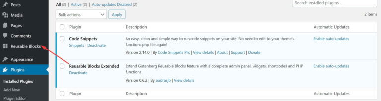 How to Add Reusable Block in WordPress? - WP Logout
