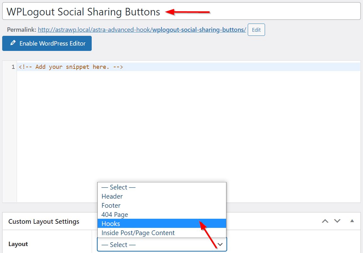 How to Add Social Sharing Buttons in Astra Theme without Plugin?