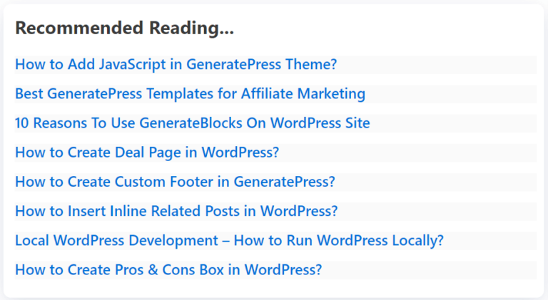 How to migrate from WP Show Posts Plugin to GenerateBlocks?